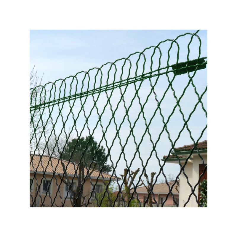 Kit clôture grillage bordure parisienne vert | Fabrication Française